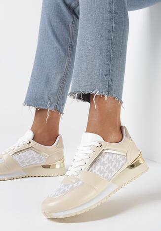 Beżowe Sneakersy Diodone - Born2be