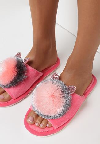 Jasnoróżowe Kapcie Lypho - Born2be