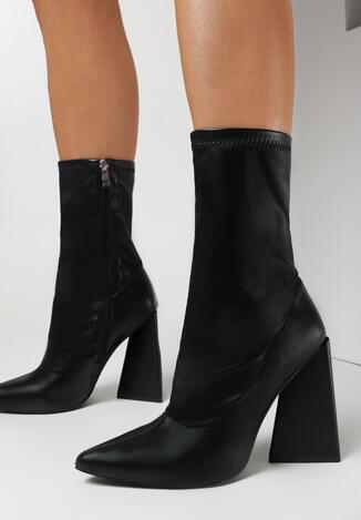 Czarne Botki Thellora - Born2be