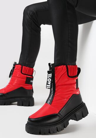 Piros Hótaposó csizma - Born2be