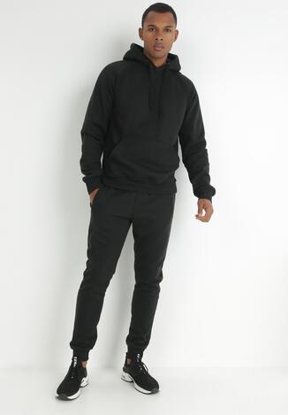 Czarny Komplet Dresowy 2-częściowy Johan - Born2be