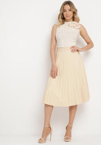 Fustă Bej deschis - Born2be