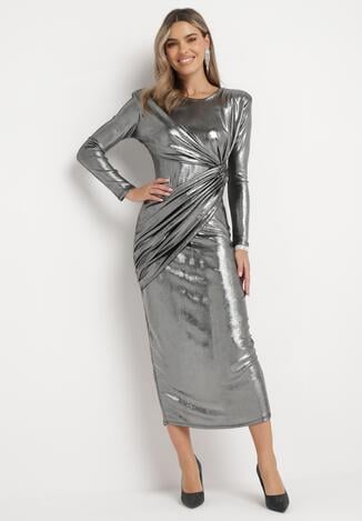 Rochie Argintie - Born2be