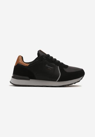 Pantofi Sport Negri cu Cusături Decorative și Inserații Oradea - Born2be