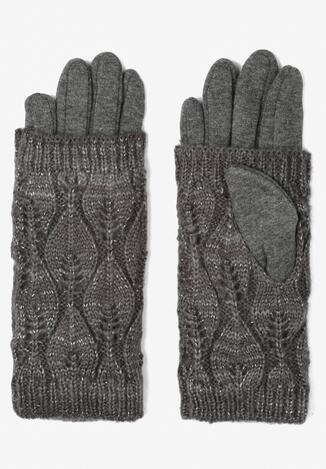 Ciemnoszare Rękawiczki Vemen - Born2be