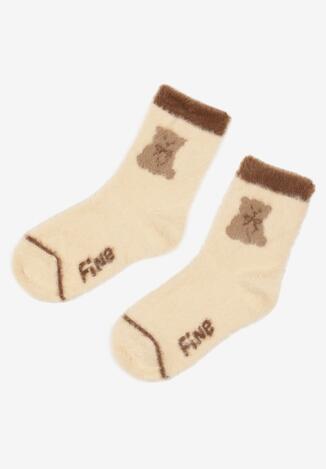 Beżowe Skarpety Zeriara - Born2be