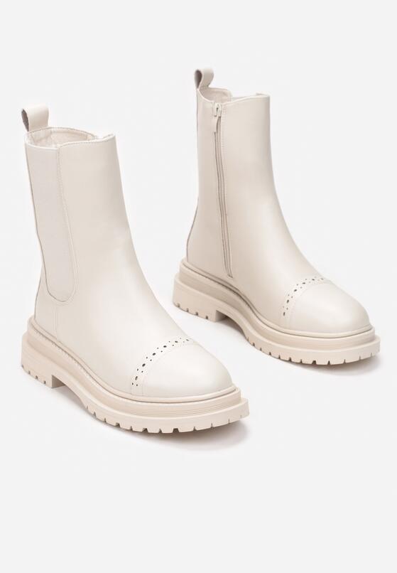 Beżowe Botki Damilea - Born2be