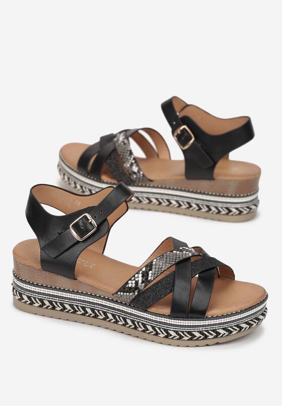 Czarne Sandały Meepey - Born2be