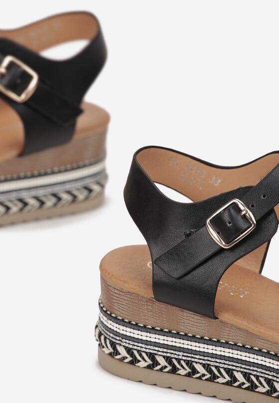 Czarne Sandały Meepey - Born2be