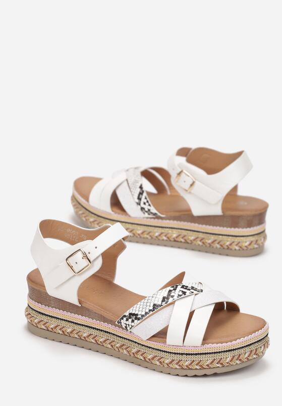 Białe Sandały Meepey - Born2be