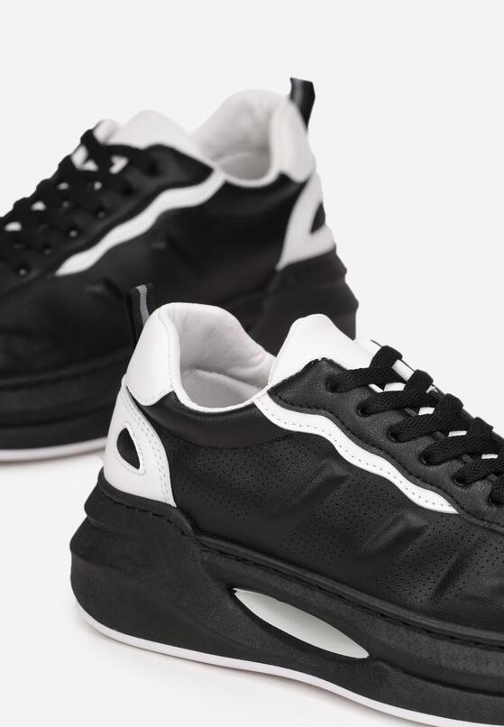 Czarne Sneakersy Polyse - Born2be