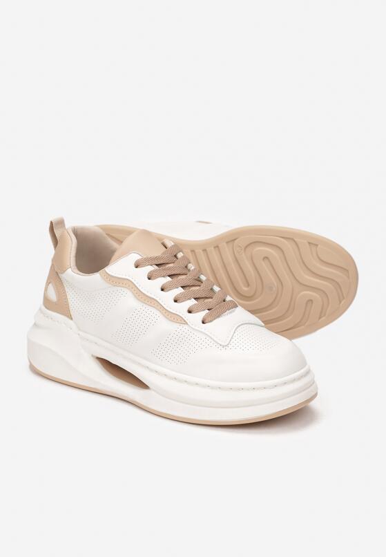 Beżowe Sneakersy Polyse - Born2be