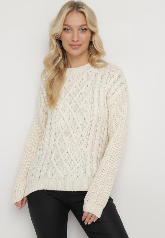 Pulover Bej deschis - Born2be