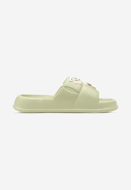 Papuci Verde deschis - Born2be