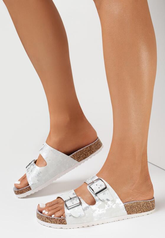 Srebrne Klapki Antanie - Born2be