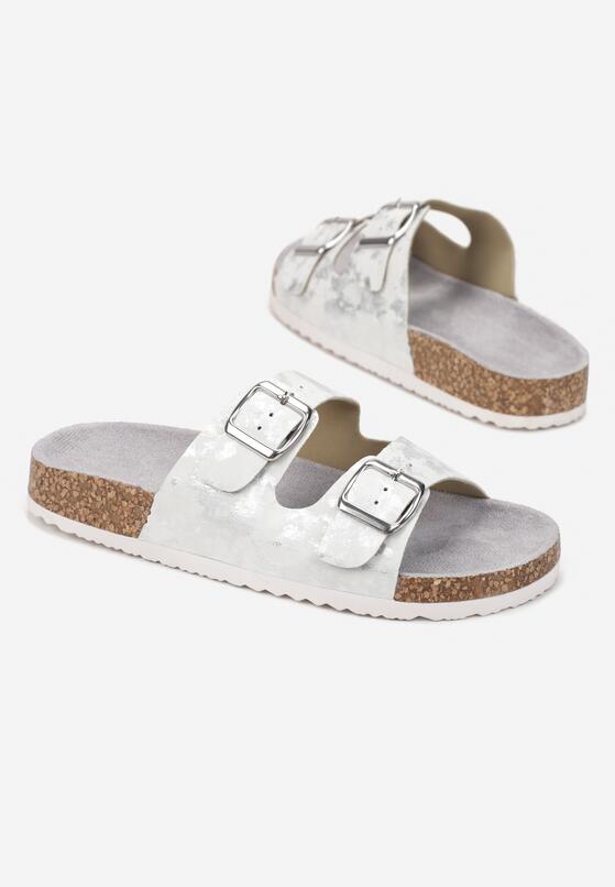 Srebrne Klapki Antanie - Born2be