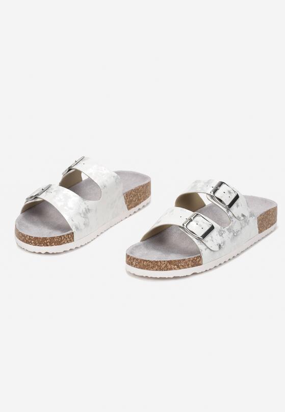 Srebrne Klapki Antanie - Born2be