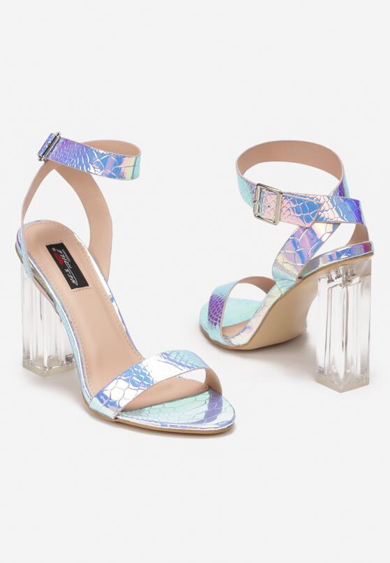 Srebrne Sandały Nemice - Born2be