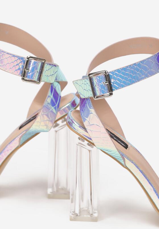 Srebrne Sandały Nemice - Born2be