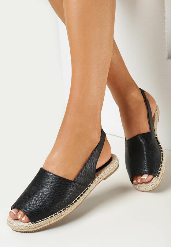 Czarne Sandały Sherey - Born2be