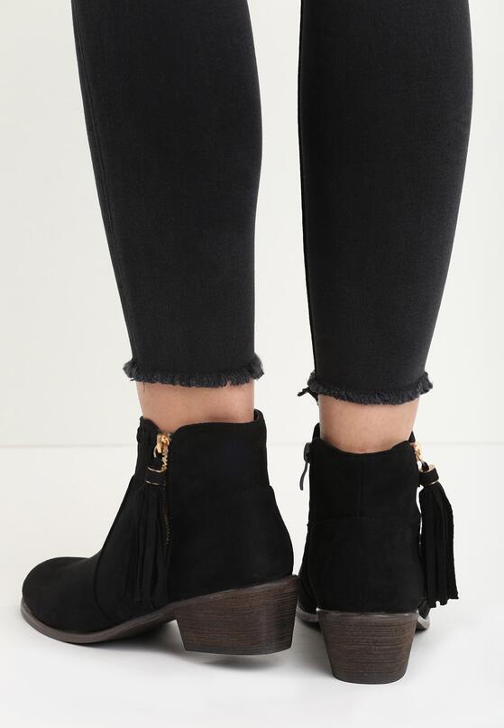 Czarne Botki Nemeris - Born2be