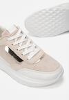 Beżowe Sneakersy Kasobe - Born2be